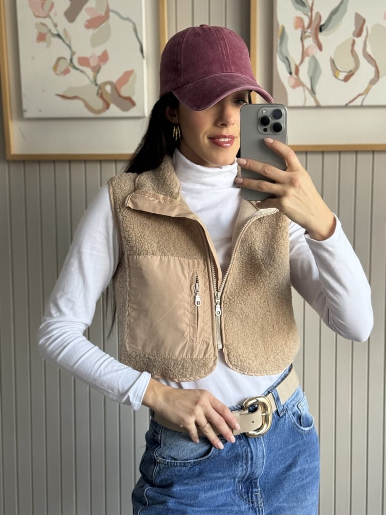 CHALECO CRAV BEIGE - Vicca